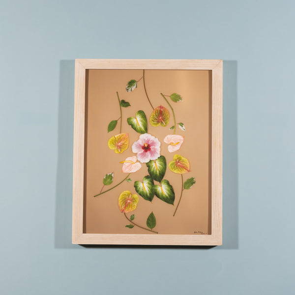 Pualani Gold with White-Whashed Ash Frame - Lola Pilar Hawaii