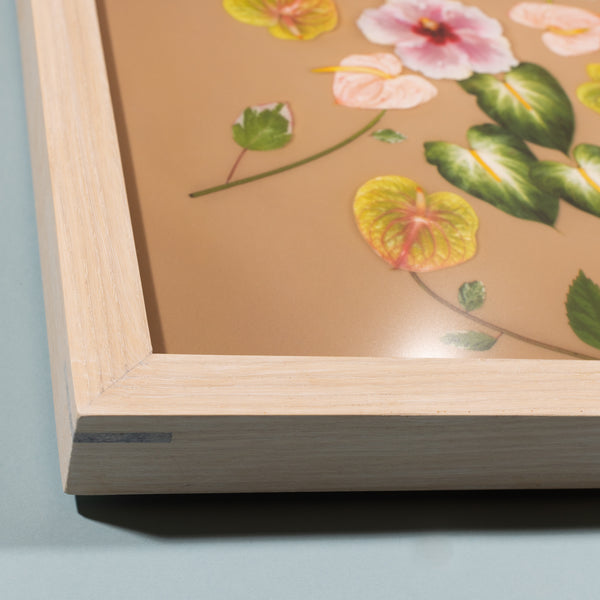 Pualani Gold with White-Whashed Ash Frame - Lola Pilar Hawaii