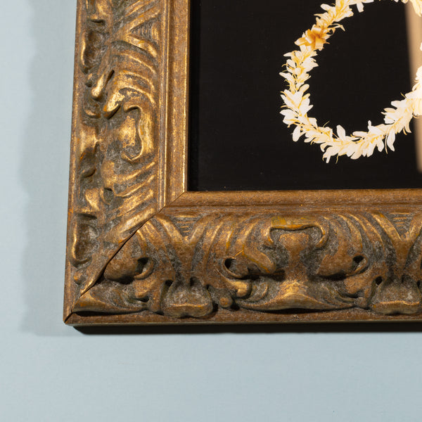Ali'i with Gilded Antique Frame - Lola Pilar Hawaii