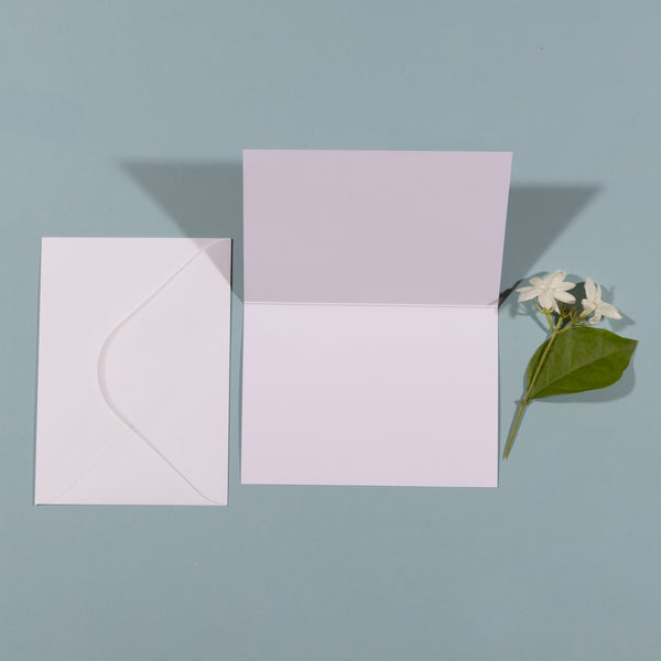 Mahalo Gardenia - Single Note Card - Lola Pilar Hawaii